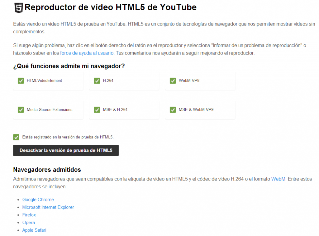 YouTube modificó su página HTML5 - Social Geek
