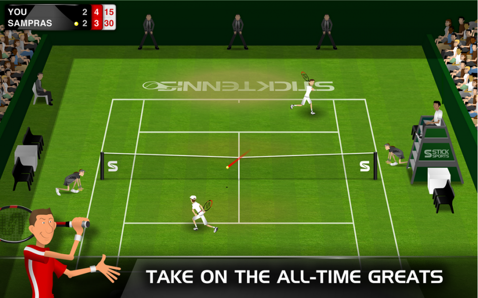 Disfruta toda la acción del Tenis en Stick Tennis - Social Geek