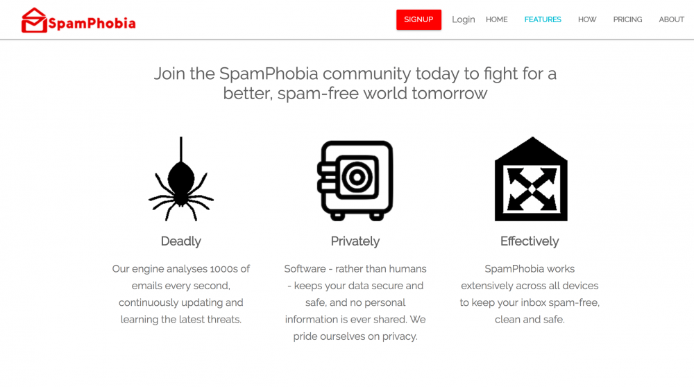 SpamPhobia libera tu bandeja de entrada del desagradable Spam